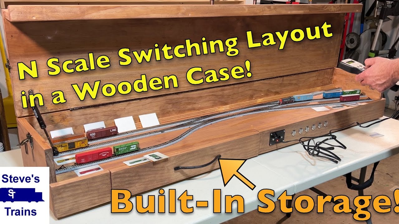 Build An N Scale Switching Layout In A Wooden Case Youtube