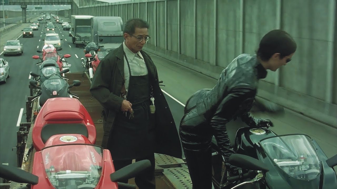 The Chase Enter The Trinity The Matrix Reloaded Open Matte Youtube