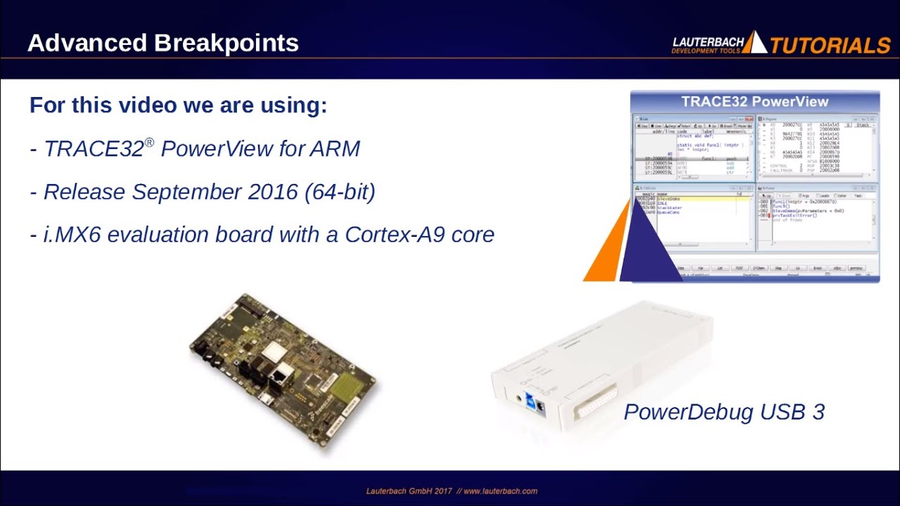 Advanced Breakpoints In Trace32 Youtube