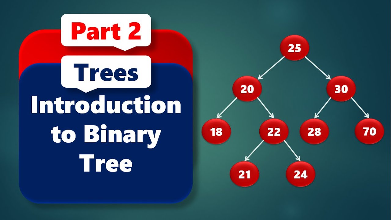 Introduction To Binary Trees Trees 2 Youtube