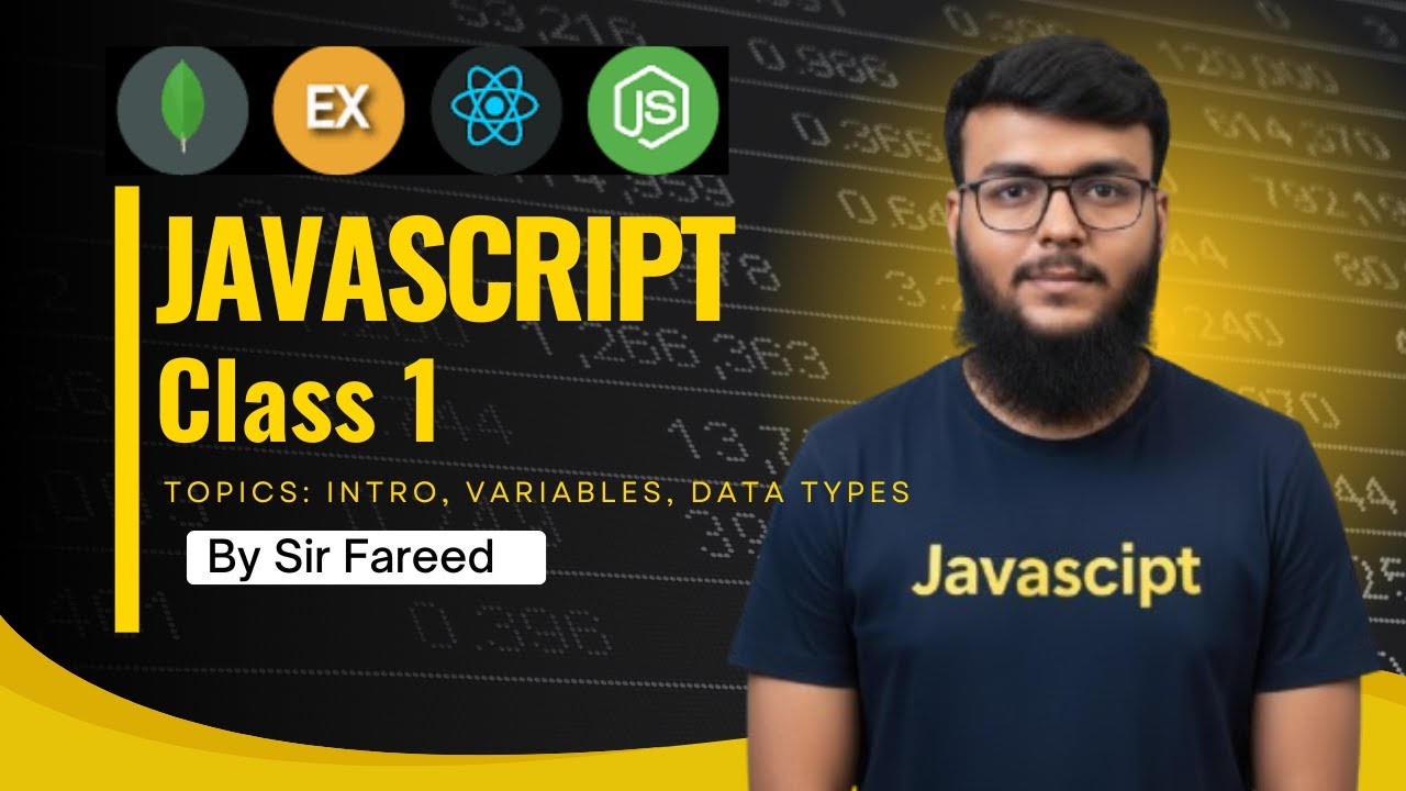 Javascript Introduction Variables Data Types Explained Beginner