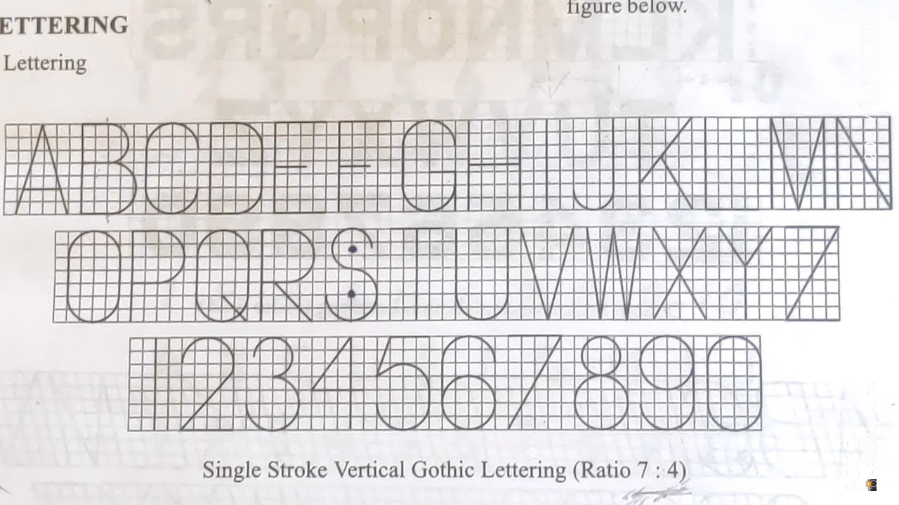 Single Stroke Gothic Lettering At Henry Lawrence Blog