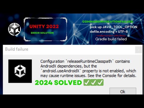 Fix Gradle Build Error Unity Version 2022 Gradle Buildandroid