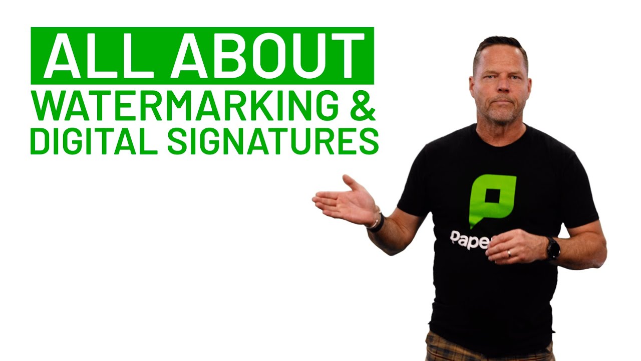 All About Watermarking And Digital Signatures Youtube