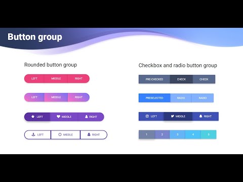 Bootstrap Button Group Youtube