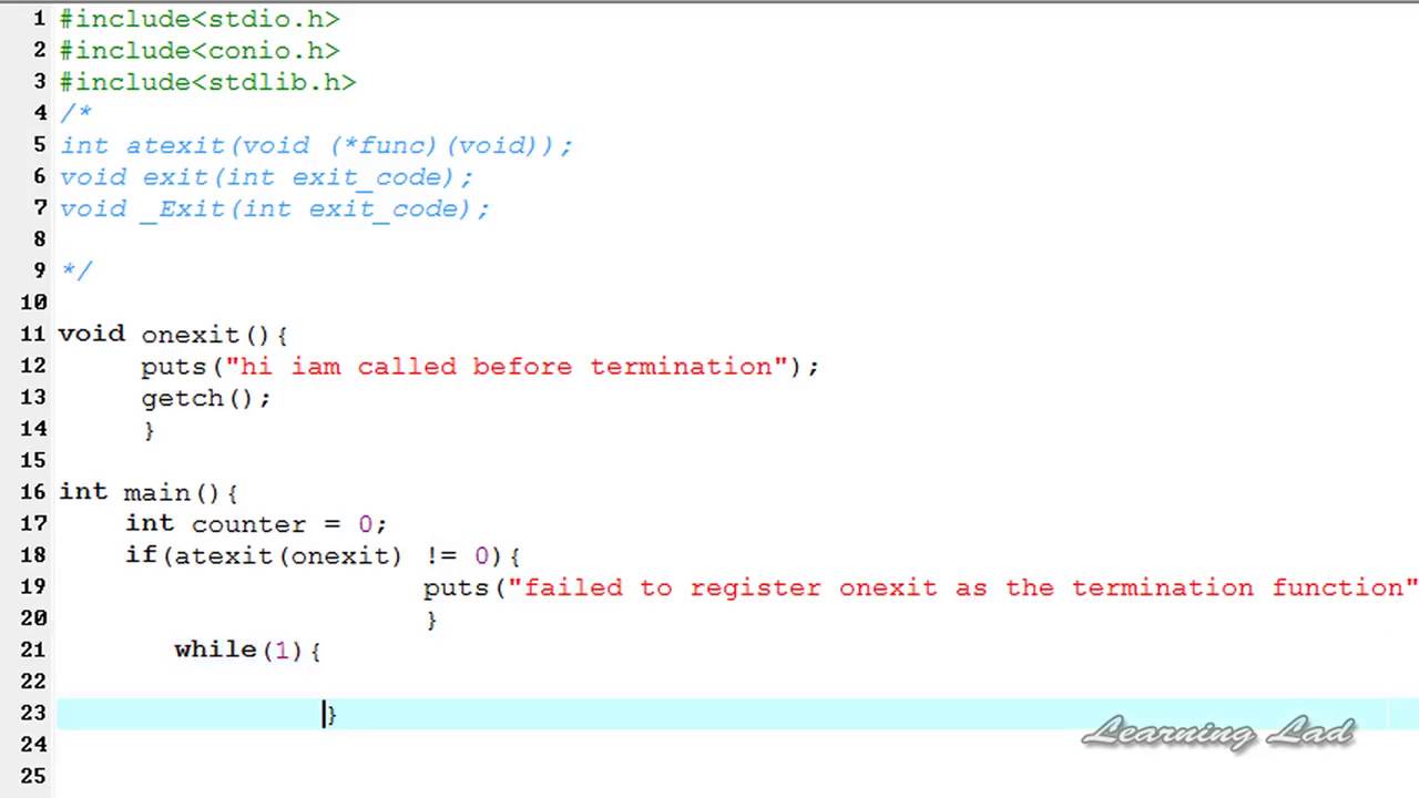Understanding The Exit Function In C Programming Peerdh