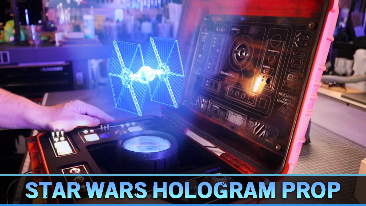 Star Wars Hologram Prop Build Youtube