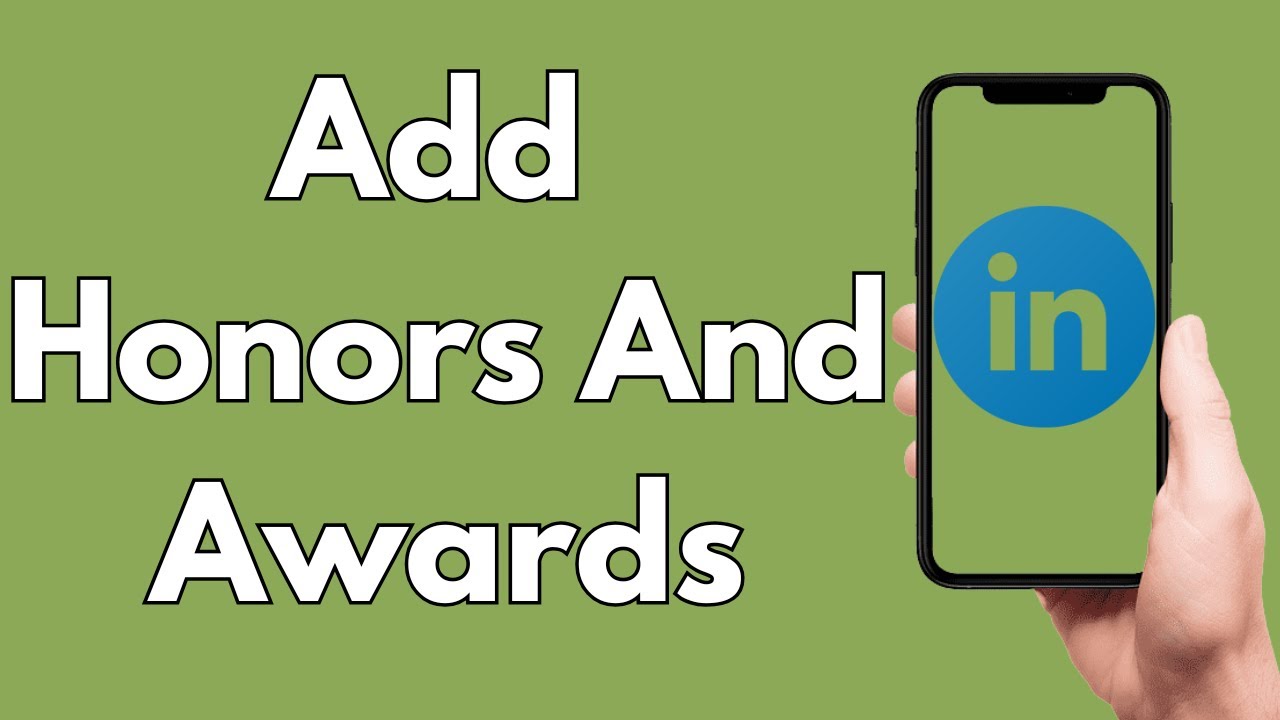 How To Add Honors And Awards In Linkedin 2026 Guide Youtube