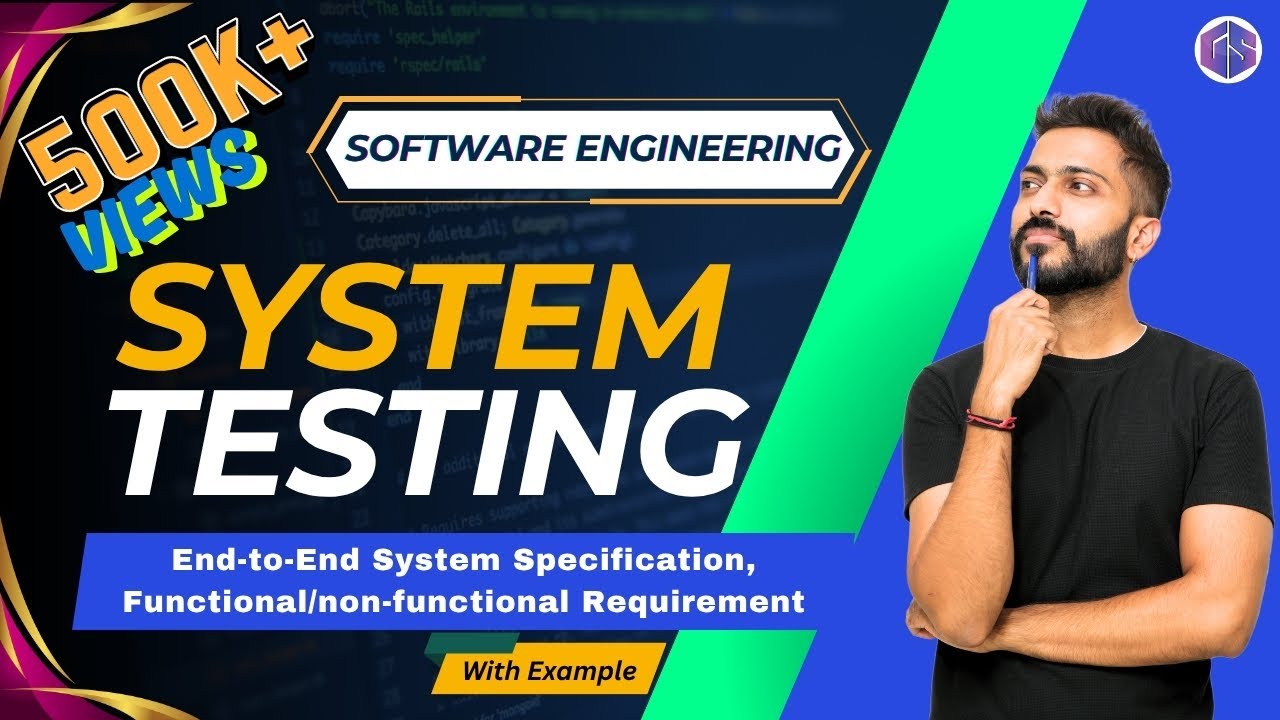 System Testing With Examples Software Engineering Youtube