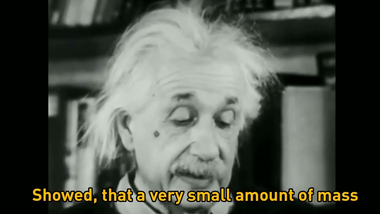 Albert Einstein Explains E Mc Youtube