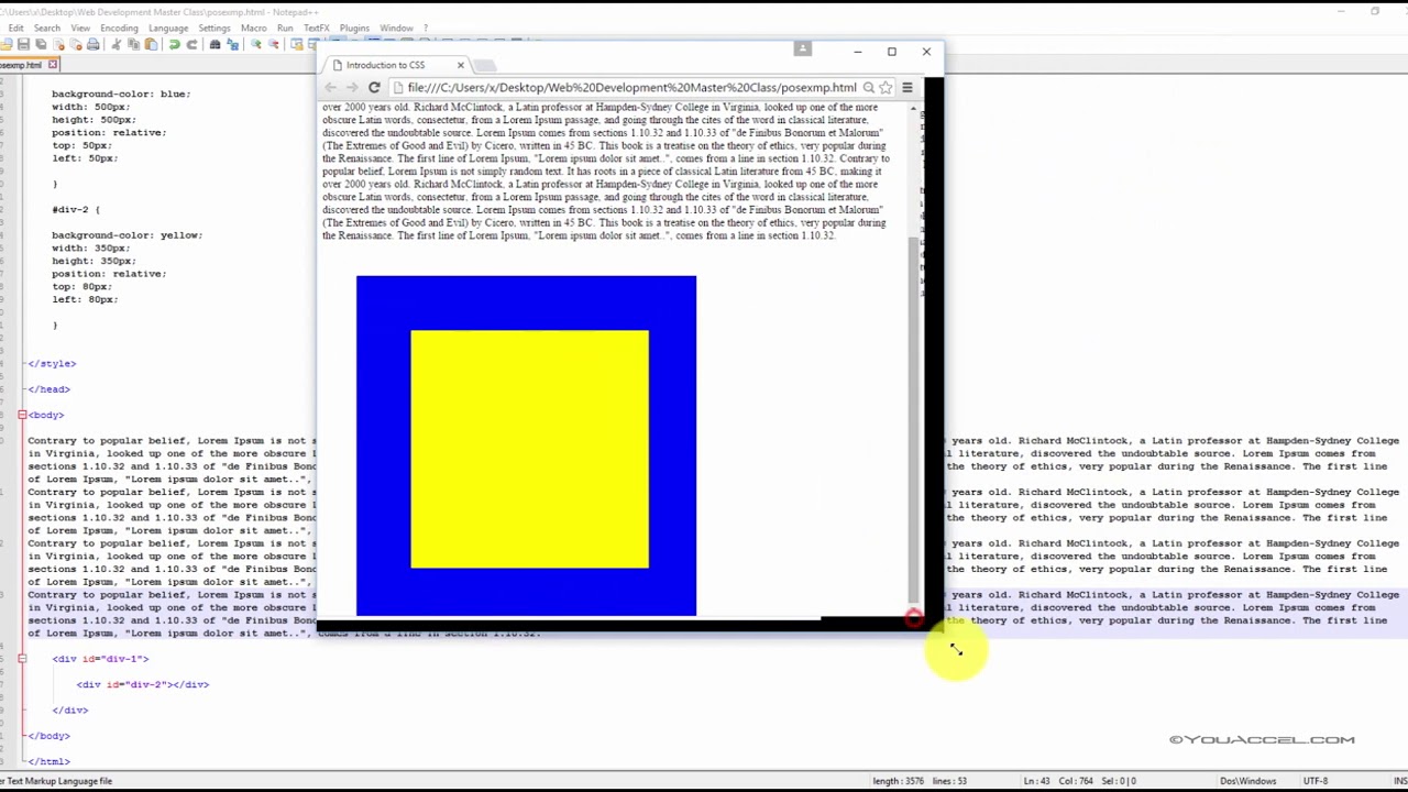 20 Css Absolute Positioning Youtube
