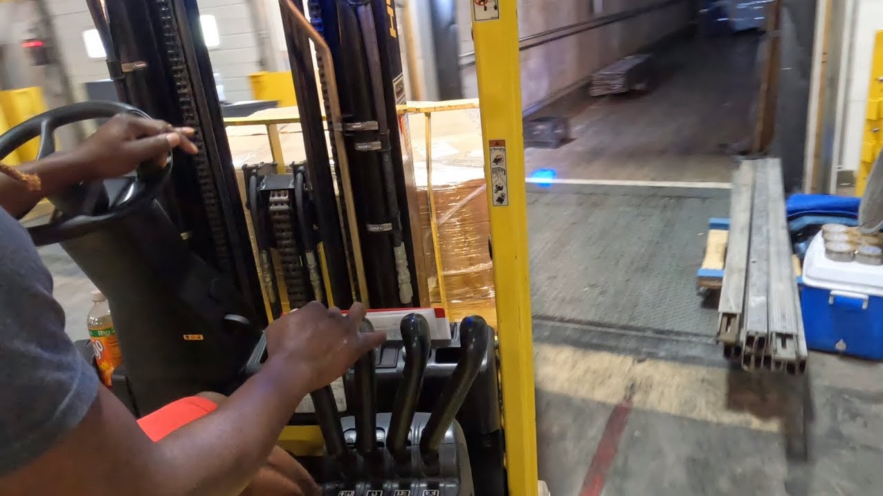 Forklift Training Double Loading Trailer 2023 Youtube