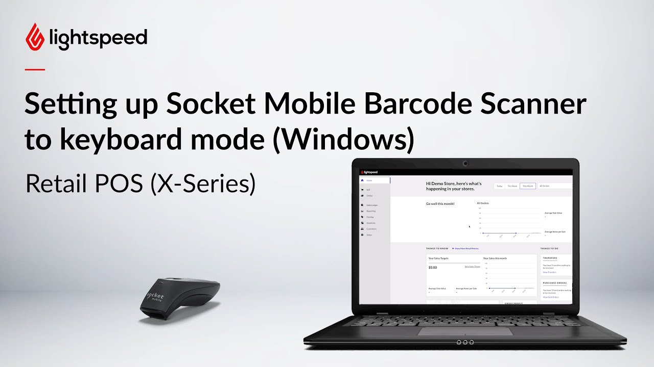 Setting Up Socket Mobile Barcode Scanner To Keyboard Mode Windows