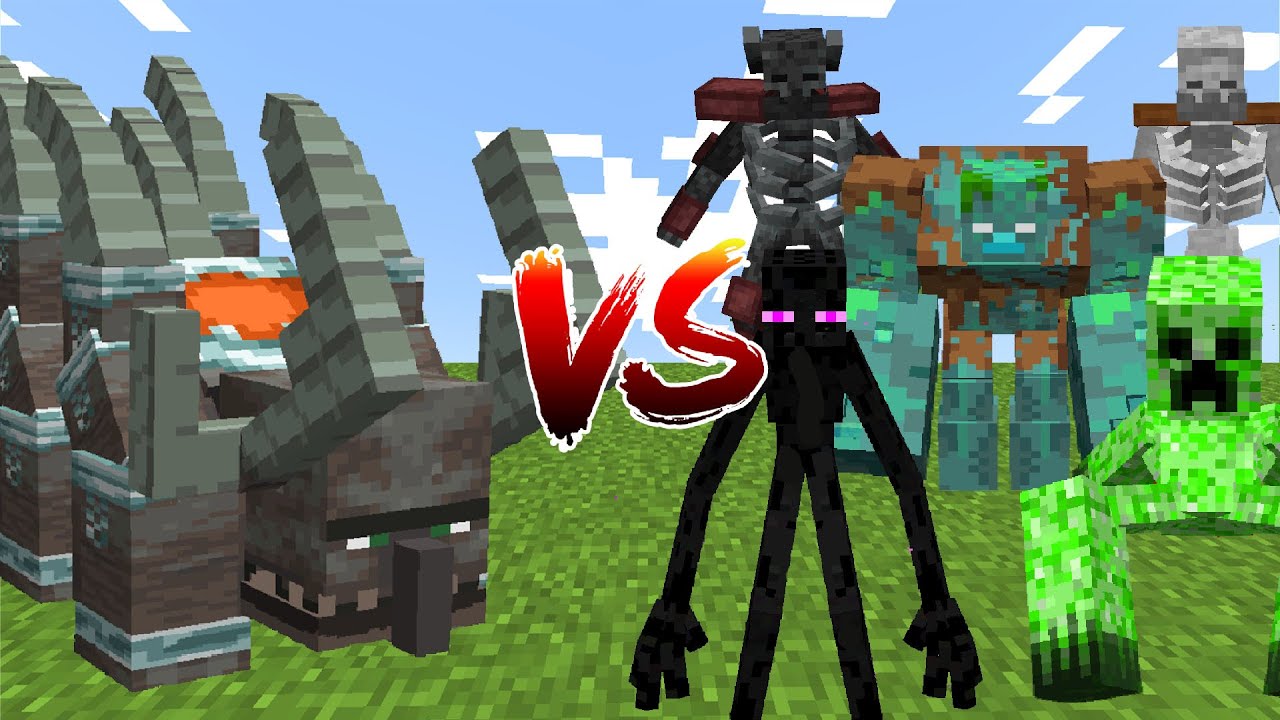 Mutant Ravager Vs All Mutants Minecraft Mob Battle Youtube
