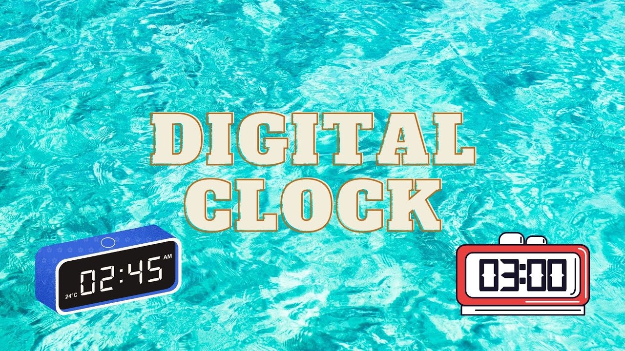 Digital Clock Using Java Script Youtube