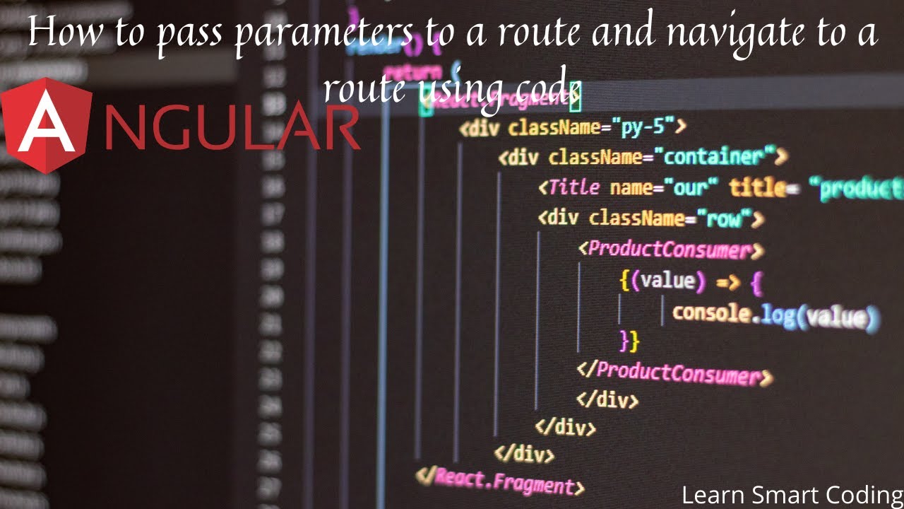 How To Pass Parameters To A Route And Navigate To A Route Using Code