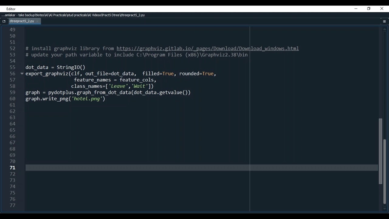Decision Tree In Python Youtube