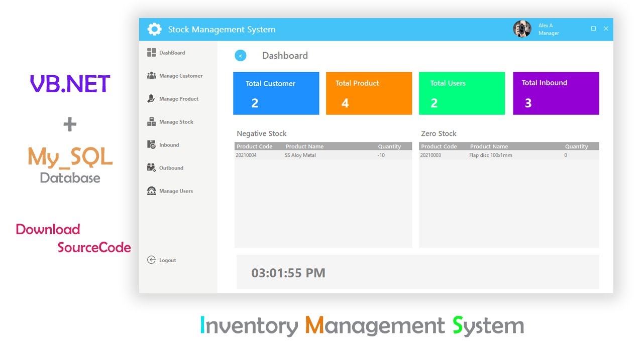 Inventory Management System In Vb Net With Source Code Source Bilarasa