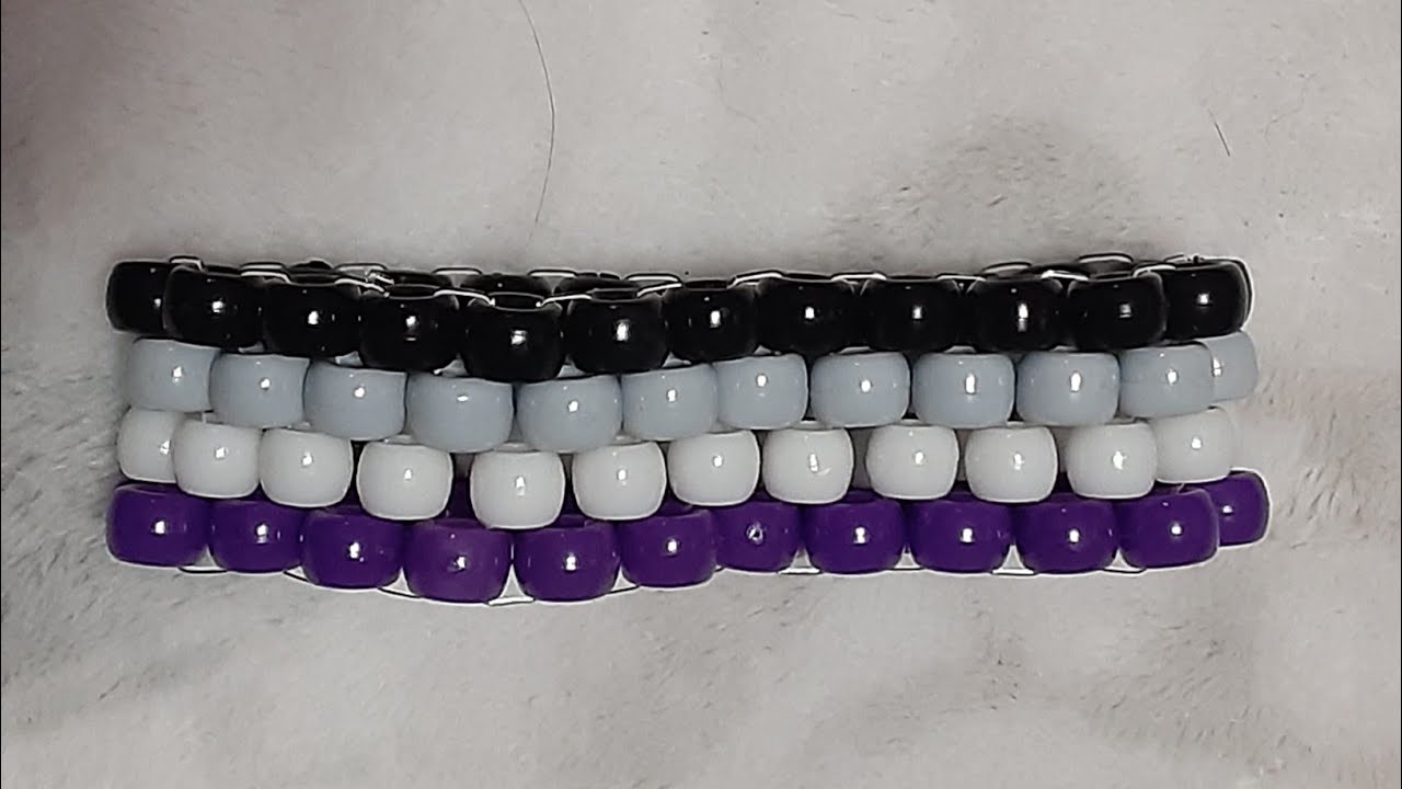 Even Peyote Kandi Cuff Tutorial Youtube
