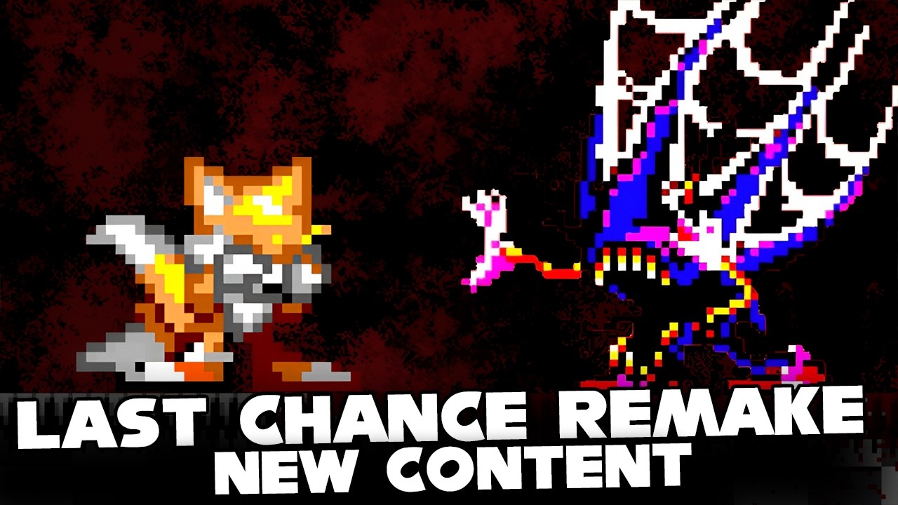 Fnf Last Chance Remake Vs Sonic Exe Rerun New Sprite New