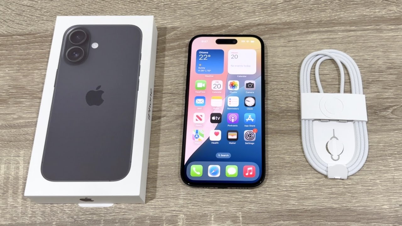 Iphone 16 Unboxing Black Youtube