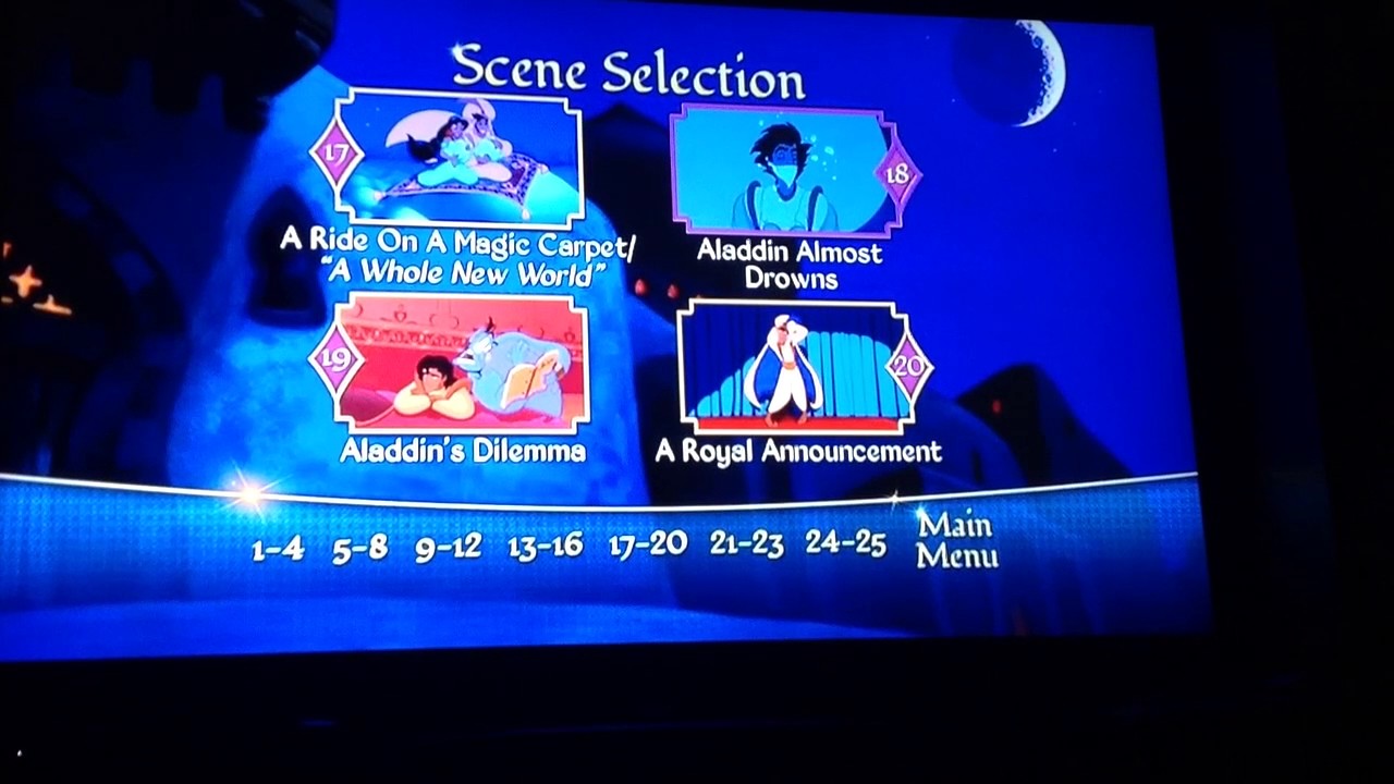 Aladdin Animation Main Menu Walkthrough Youtube