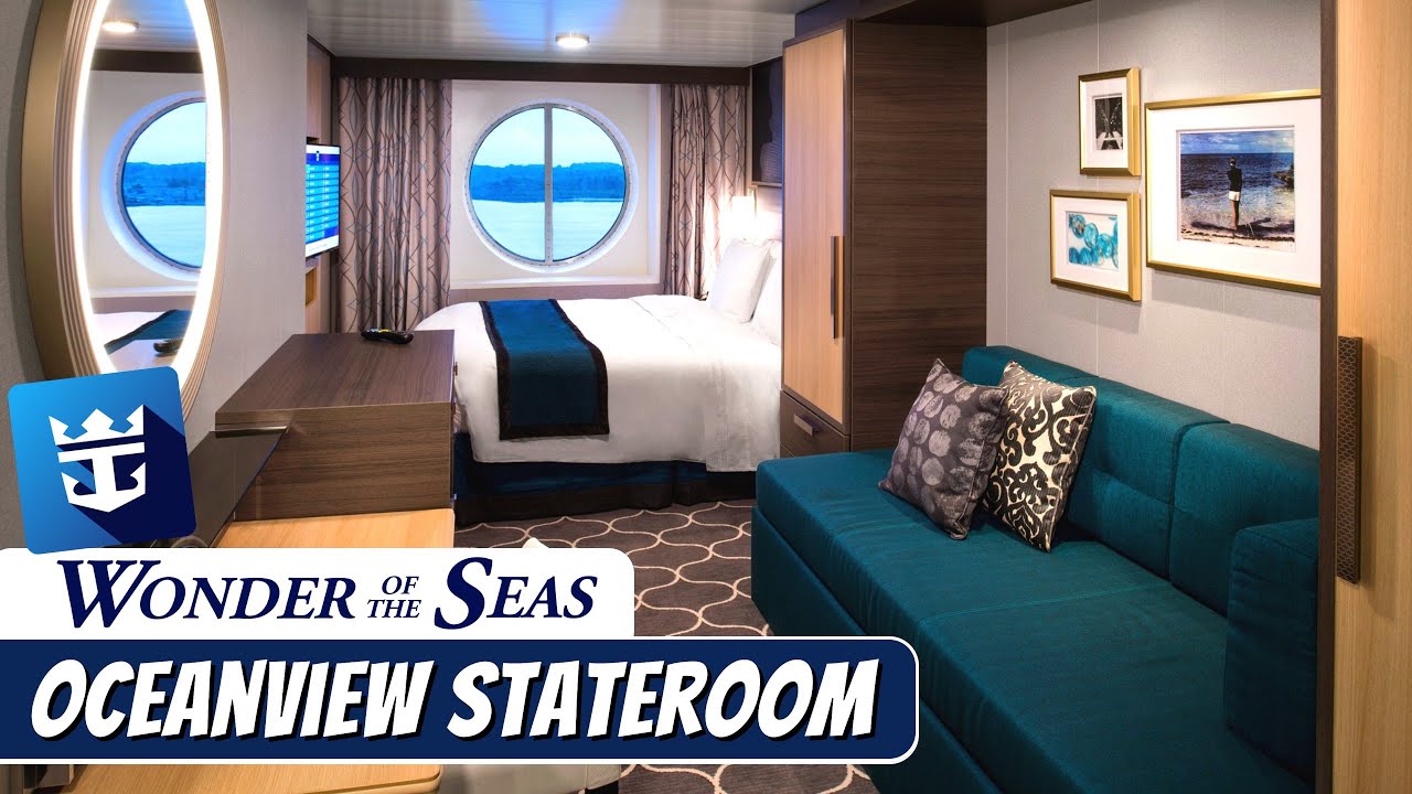 Wonder Of The Seas Ocean View Stateroom With Balcony Tour Review 4k