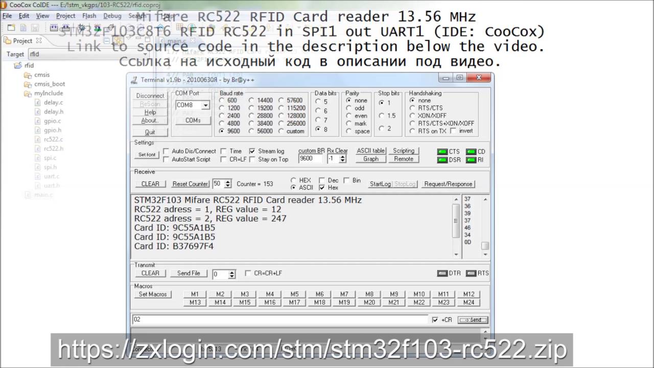 Stm32 Rc522 Source Code Youtube