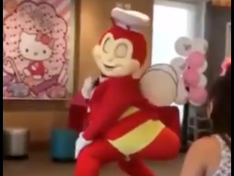 Jollibee Mascot Twerking Dancing Jollibee Dance Youtube