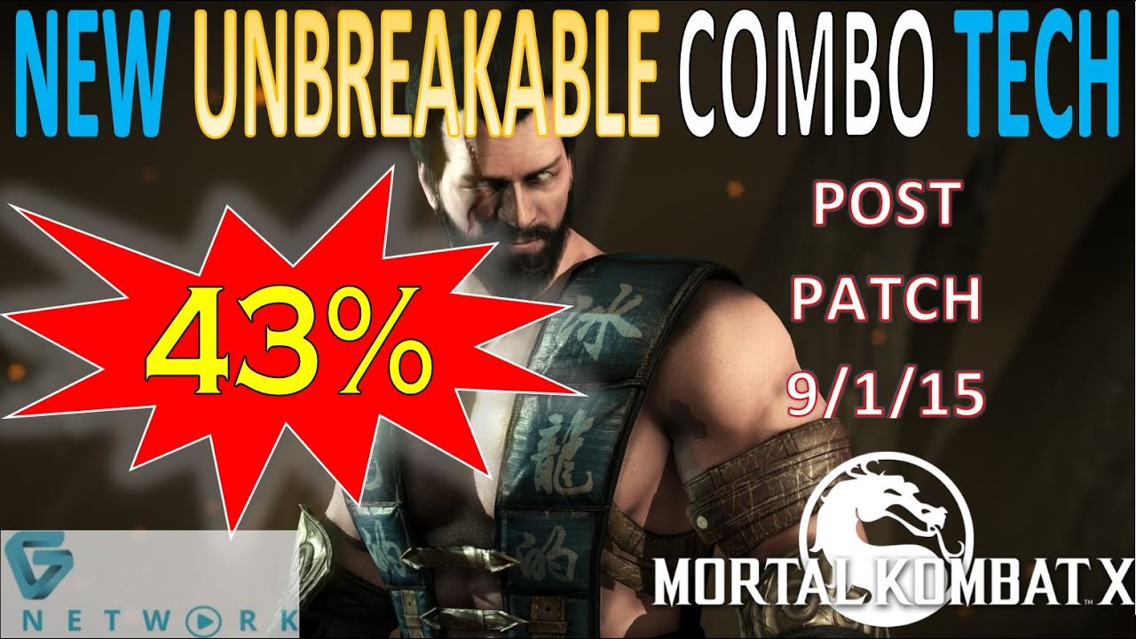 Mortal Kombat X Post Patch 9 1 15 Sub Zero Unbreakable 43 Combo