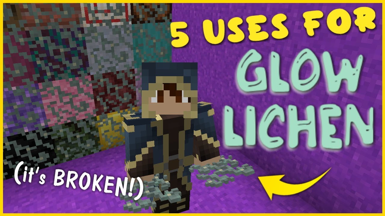 5 Uses For Glow Lichen In Your Minecraft Builds Youtube