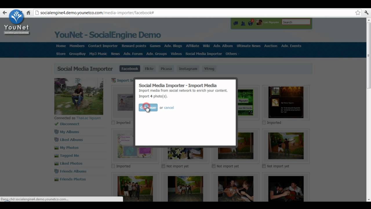 Socialengine Social Media Importer Frontend Youtube