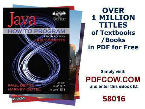 Java How To Program Early Objects 10th Edition Youtube