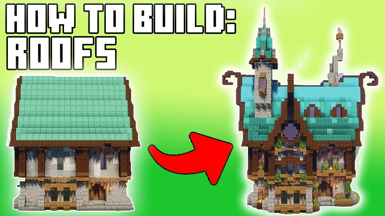 How To Build Roofs In Minecraft Builders Academy Youtube