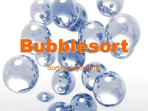 Bubblesort Youtube