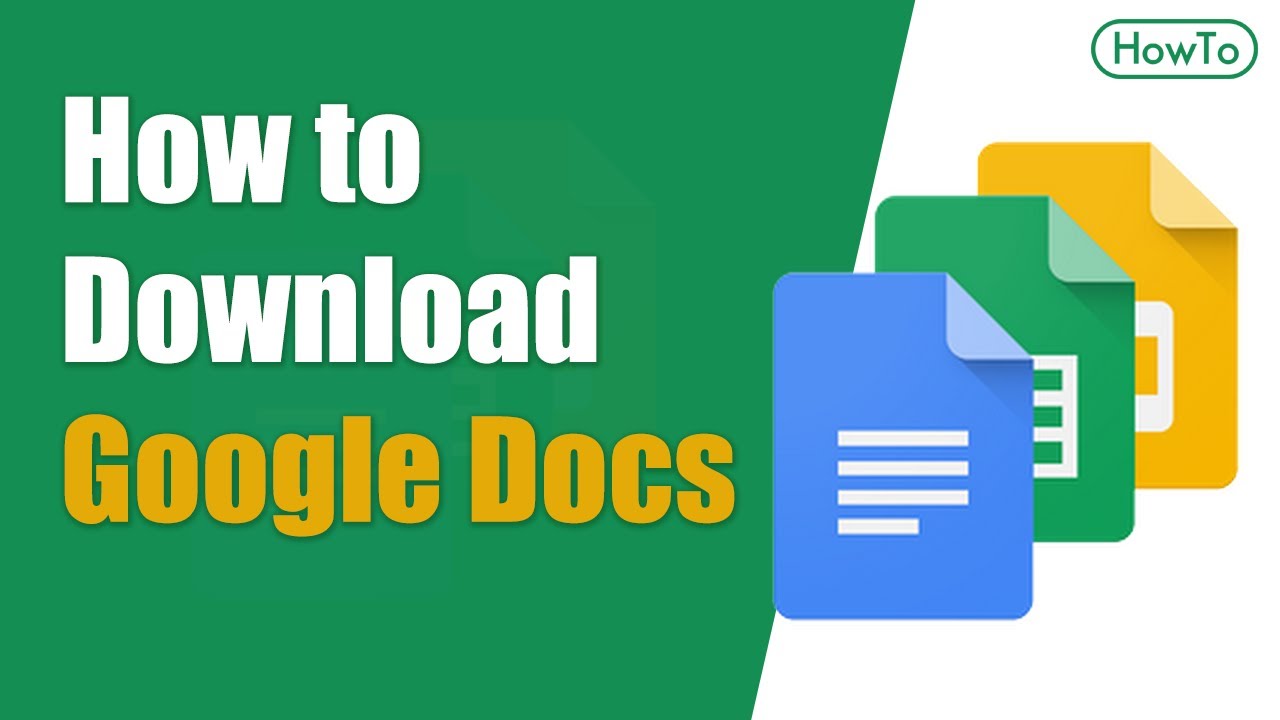 How To Download Google Docs Youtube