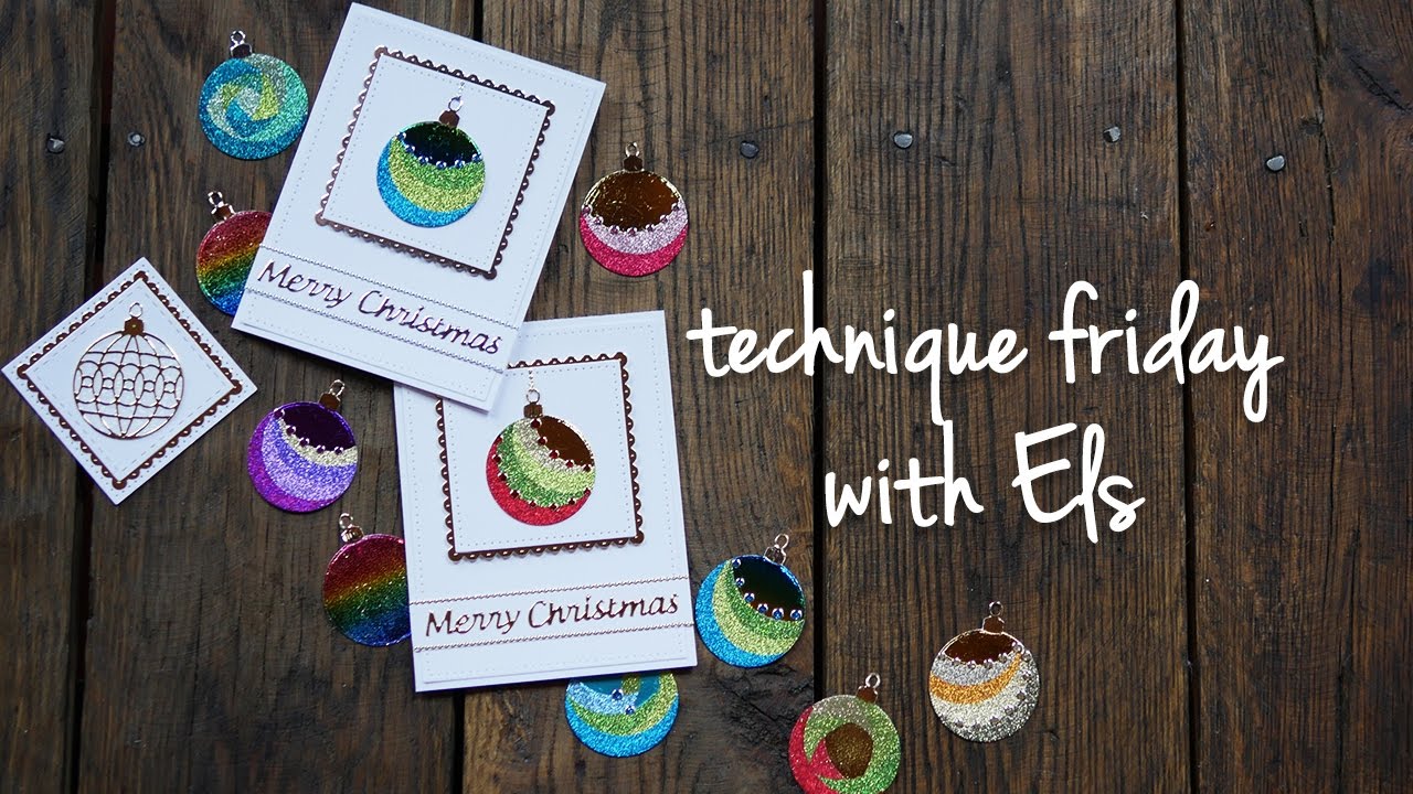 Holiday Ornaments 2 Technique Friday With Els Youtube