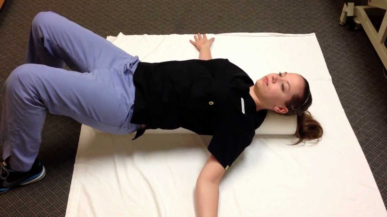 Supine Pectoral Stretch