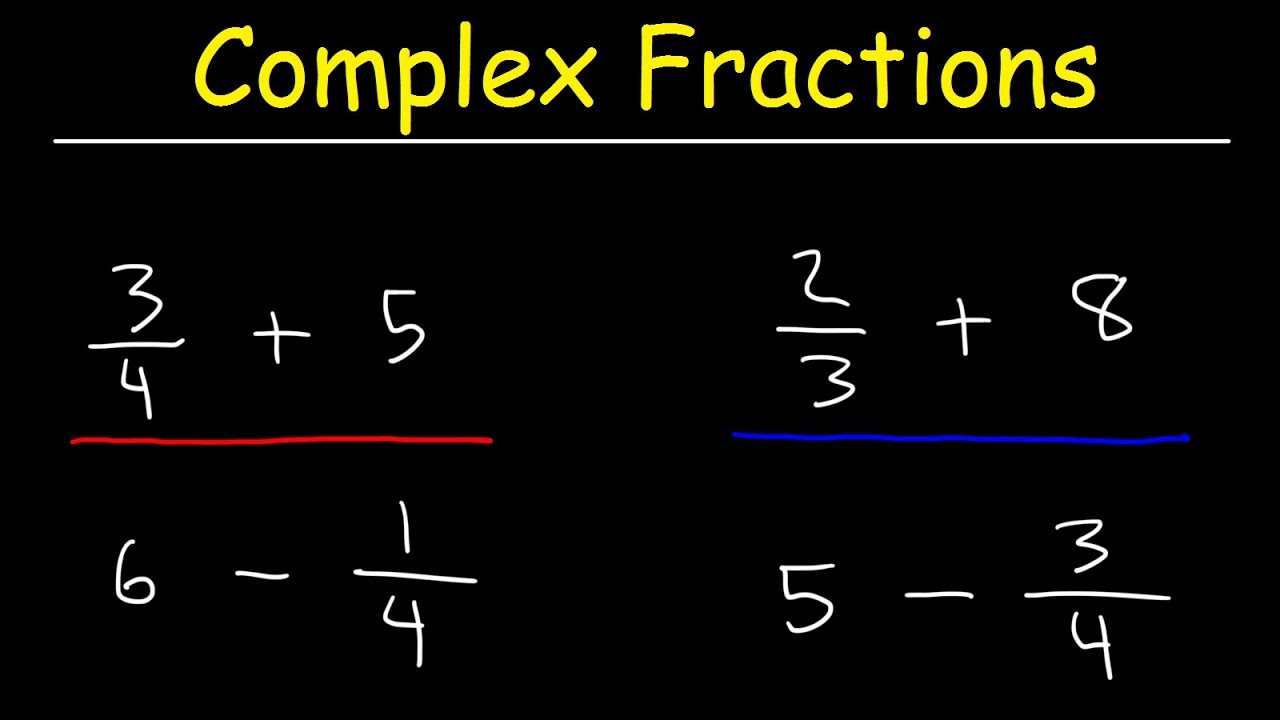 Simplifying Complex Fractions Worksheet Ame My Id