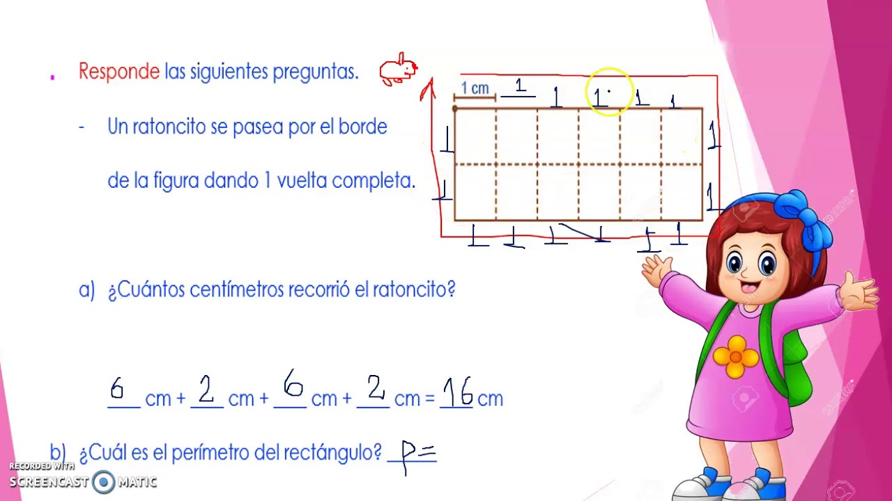 Ejercicios Con Perímetro 3er Grado De Primaria Youtube