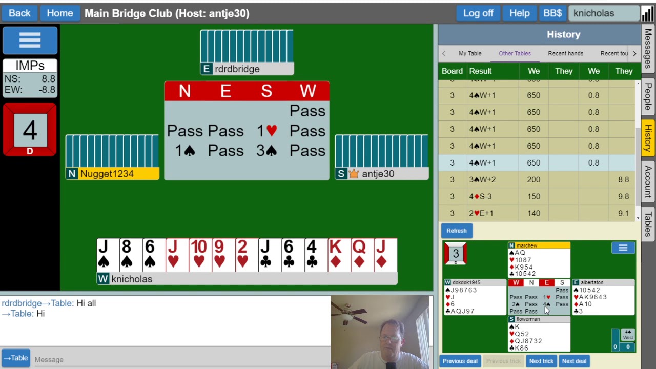 Learning Bridge 10 Hands Sayc With Commentary Youtube