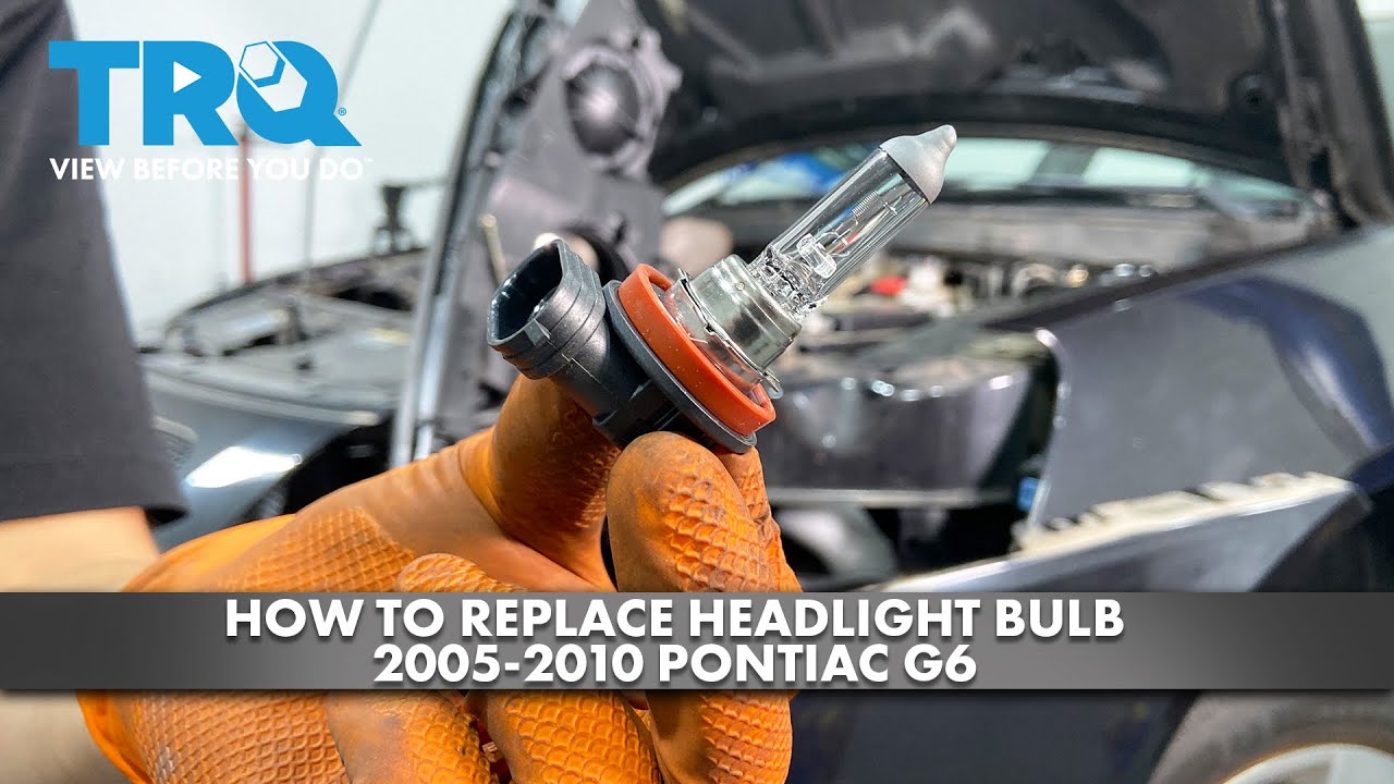 How To Replace Headlight Bulb 2005 2010 Pontiac G6 1a Auto
