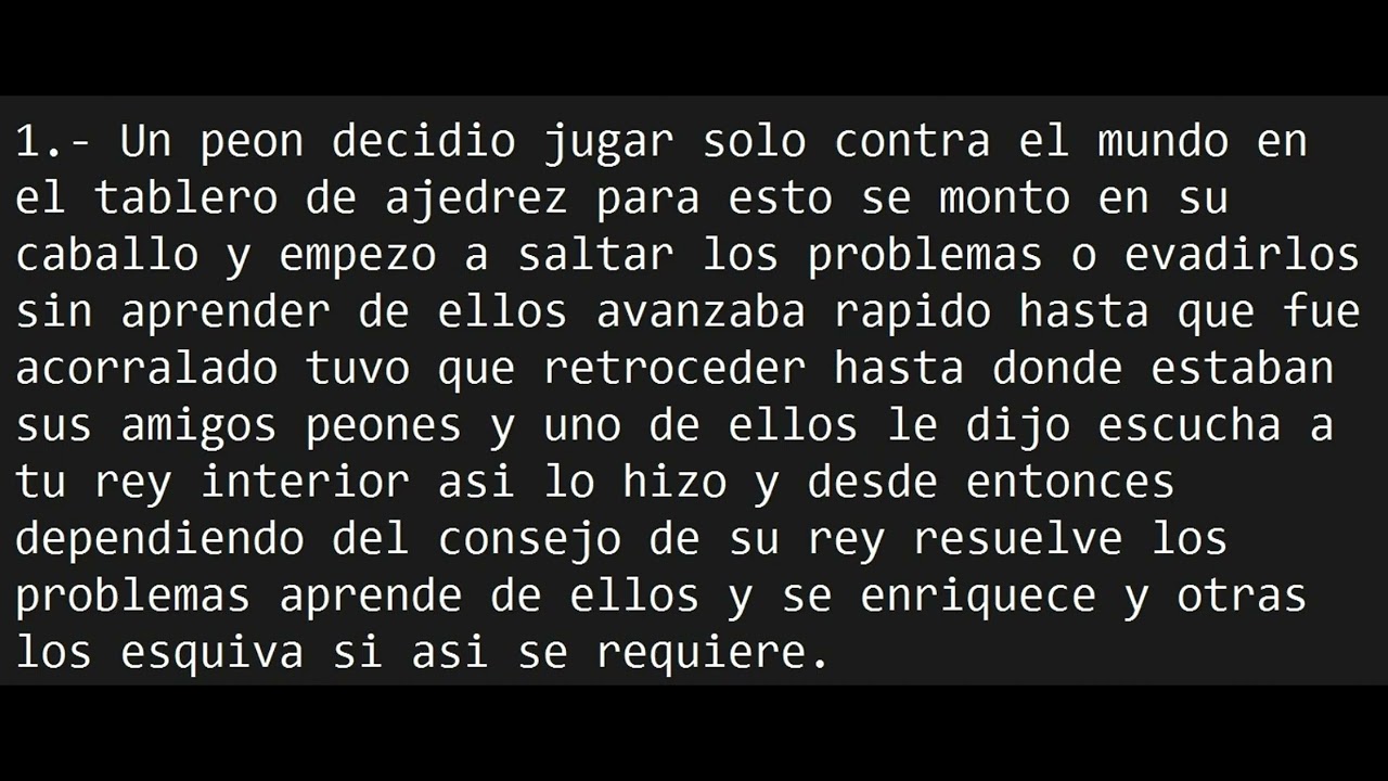 Cuentos De Ajedrez Youtube