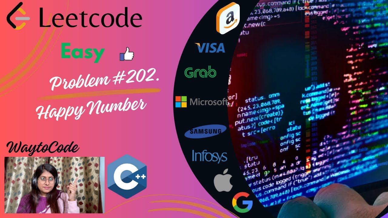 202 Happy Number Leetcode Problem No 202 C Hindi Set Youtube