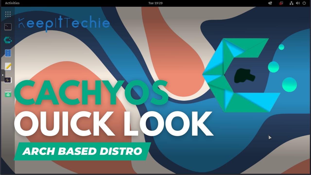 Cachyos Linux Arch Based Distro Youtube