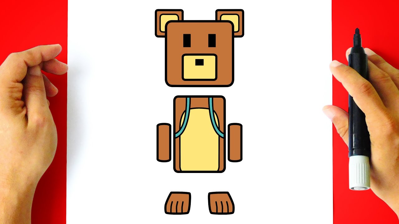 Como Desenhar O Baaren Cómo Dibujar A Baaren Super Bear Adventure