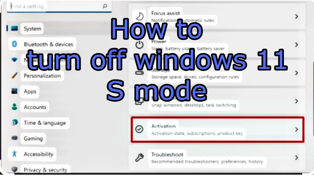 How To Turn Off Windows 11 S Mode Youtube