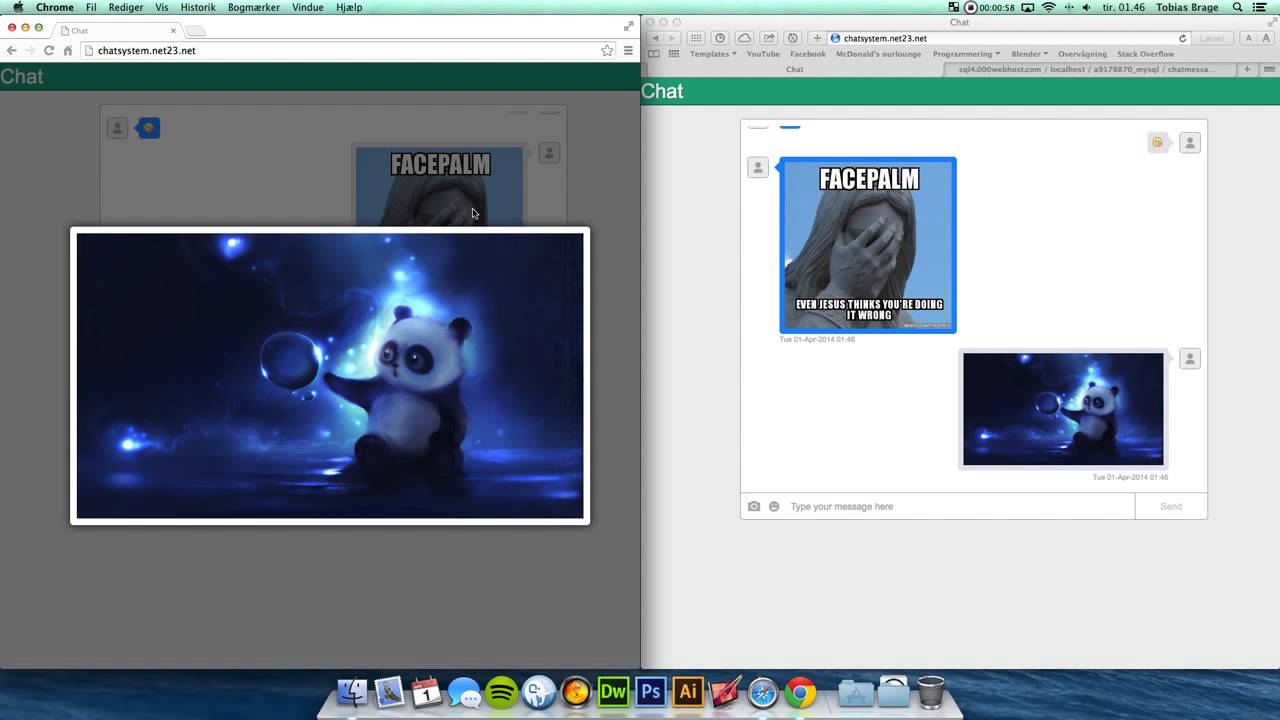 Php And Javascript Real Time Chat Youtube
