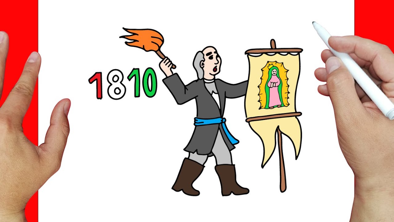 Como Hacer Un Dibujo Del Inicio De La Independencia De Mexico Dibujos