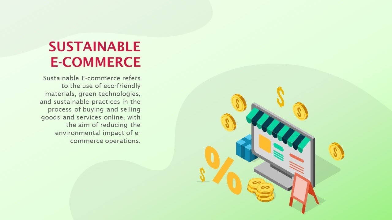 Sustainable E Commerce Animated Ppt Slides Youtube